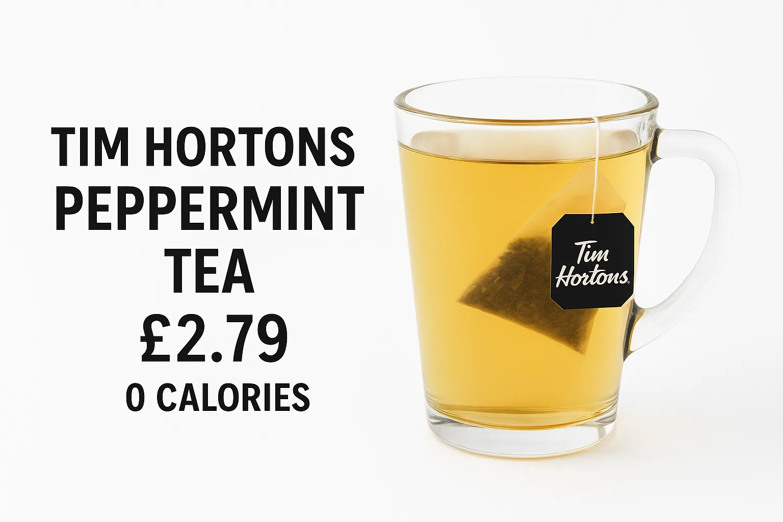 Peppermint Tea Tim Hortons UK — Price & Calories 2026