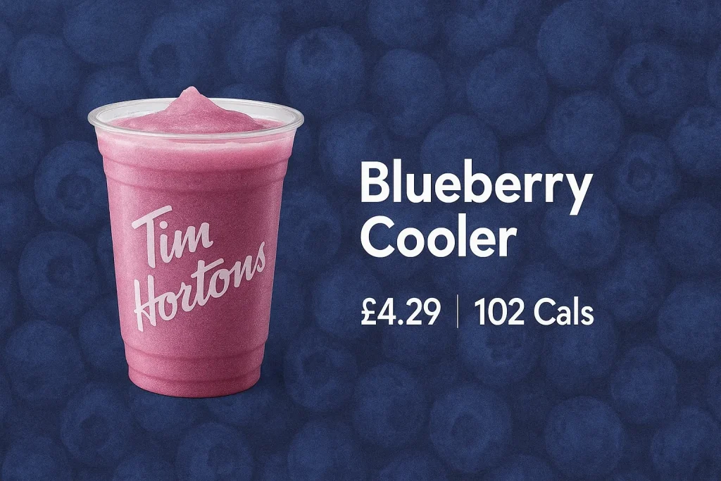 Tim Hortons Blueberry Cooler — Price & Calories UK 2026