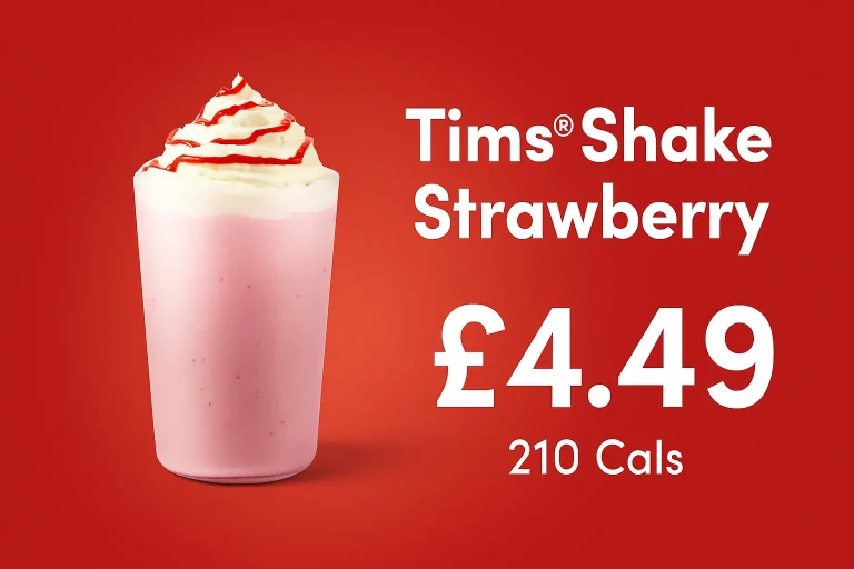 Coffee Dark Roast Tim Hortons UK — Price & Calories